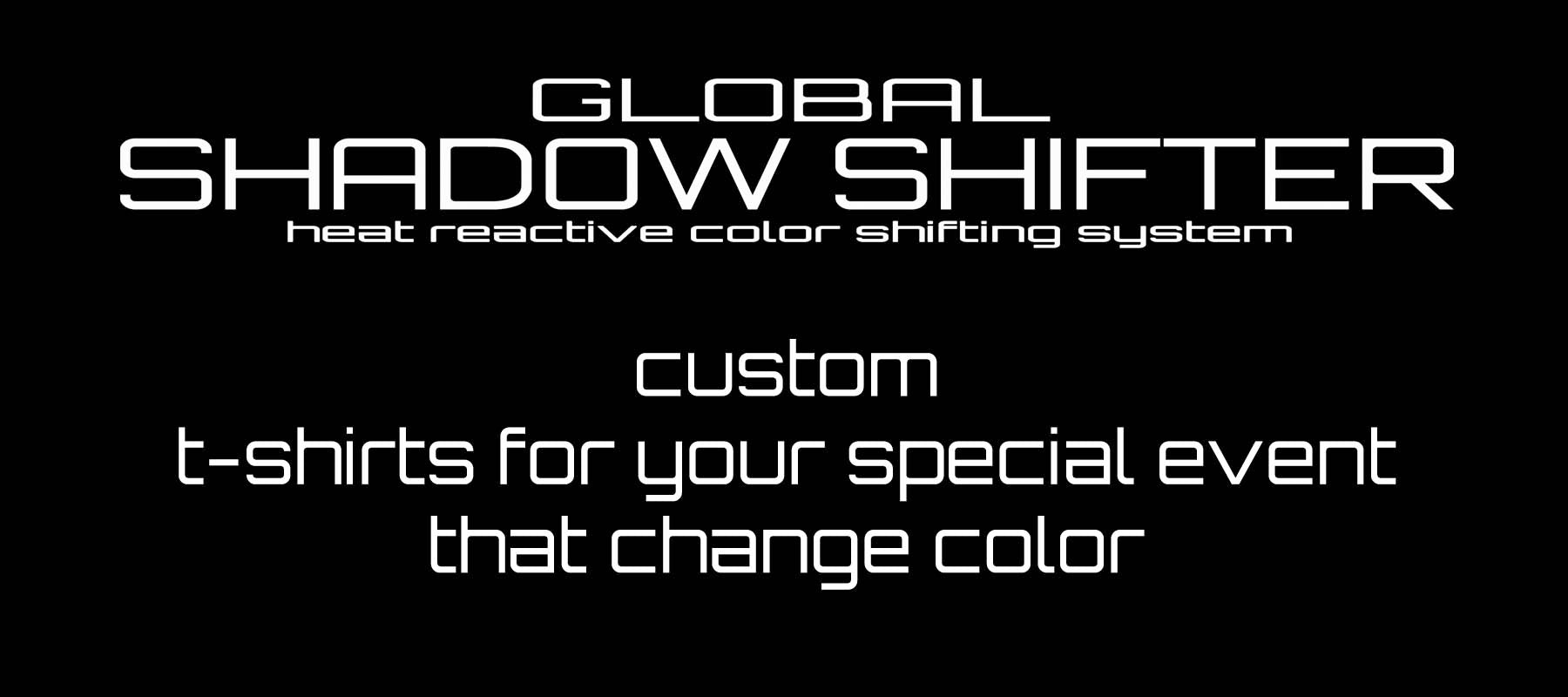 Shadow Shifter Heat Reactive Color Changing T-shirts Like Hypercolor ...